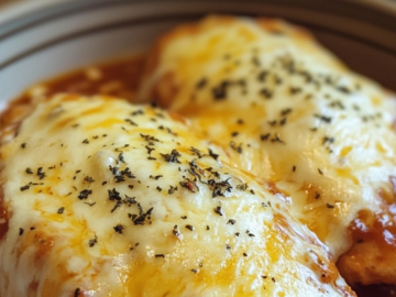 Slow Cooker Cheesy Mozzarella Chicken - Mouthwatering RECIPES