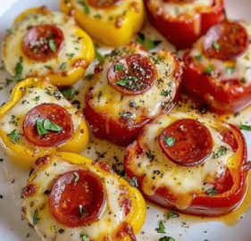 PIZZA PEPPER POPPERS - Mouthwatering RECIPES