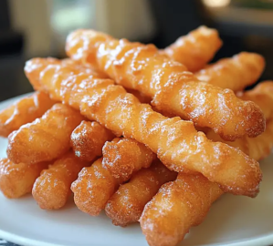 Crispy Funnel Cake Sticks – A Fun & Sweet Treat - Mouthwatering RECIPES