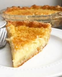 Magic Coconut Custard Pie - Mouthwatering RECIPES