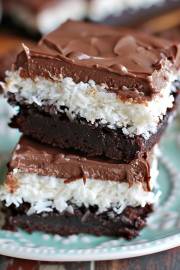 Coconut Chocolate Fudge Mounds Brownies - Mouthwatering RECIPES