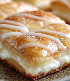 Creamy Fruit-Filled Puff Pastry Delights - Mouthwatering RECIPES