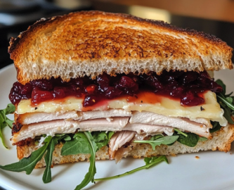 Gourmet Turkey Melt with Cranberry Brie - Mouthwatering RECIPES