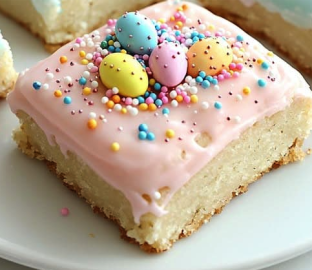 Springtime Sugar Cookie Easter Bars - Mouthwatering RECIPES