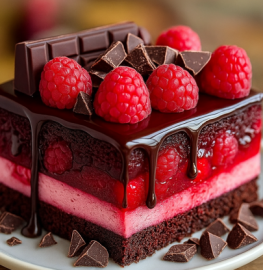 Mother’s Day Chocolate Raspberry Drip Cake - Mouthwatering RECIPES
