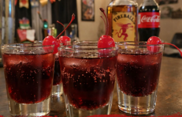 Cherry Cola Fireball Party Shots - Mouthwatering RECIPES